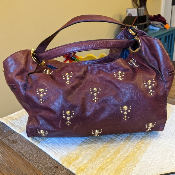 Juicy Couture | Bags | Juicy Couture Topanga Sheep Skin Leather Reddish ...